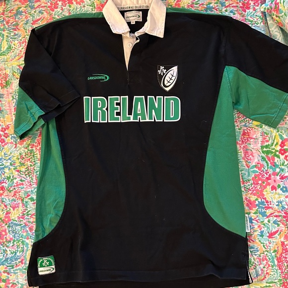Lansdowne | Shirts | Lansdowne Ireland Rugby Jersey Black And Green ...